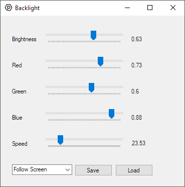 Dynamic Backlight with Phidgets - Phidgets