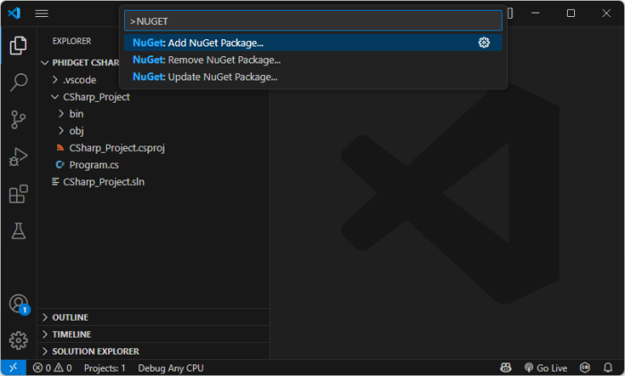 Language - C Sharp - Phidgets Support