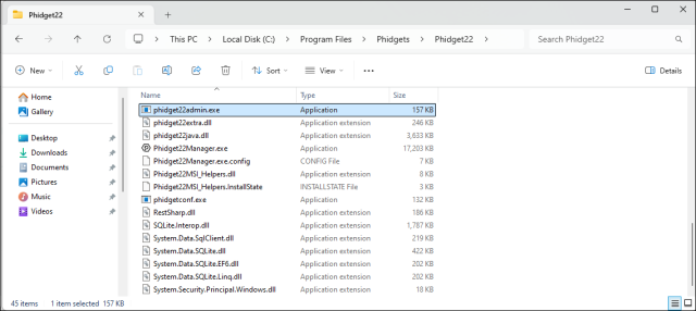 Phidget22admin Guide - Phidgets Support