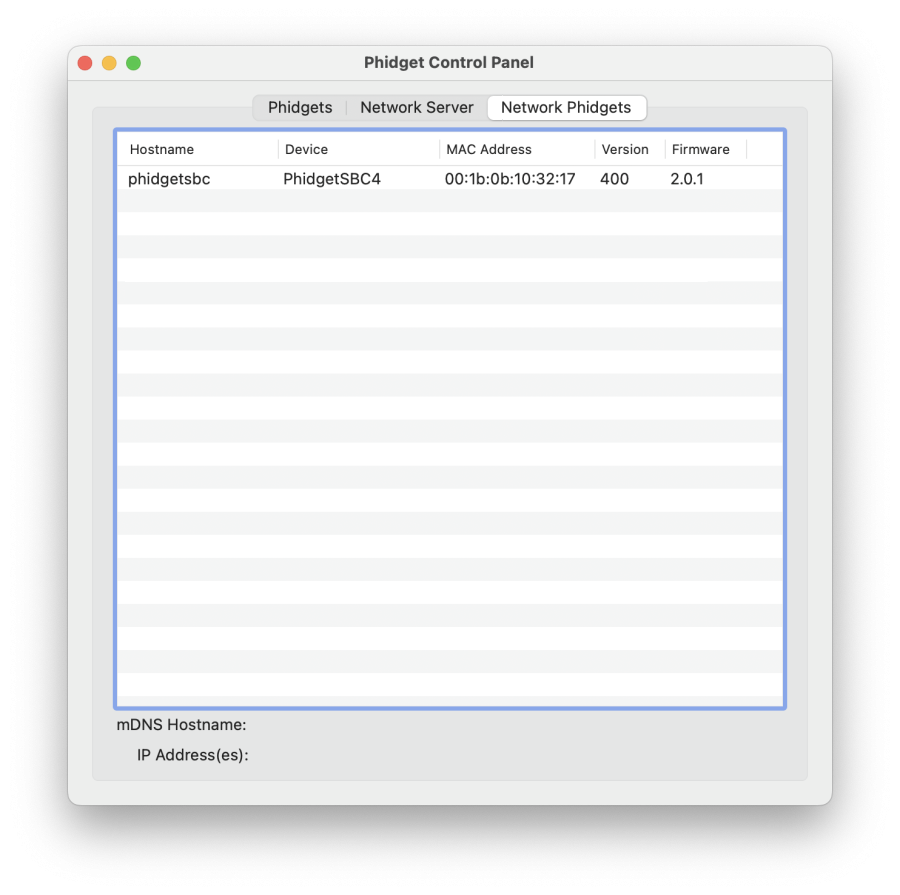 Phidget Control Panel - Phidgets Support