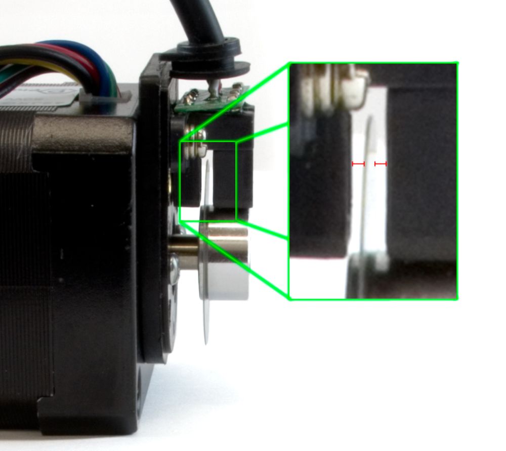 Rotary Encoder - For 5mm Motor Shaft 1000CPR - ENC4127_0 - Phidgets