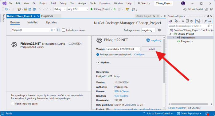Language - C Sharp - Phidgets Support