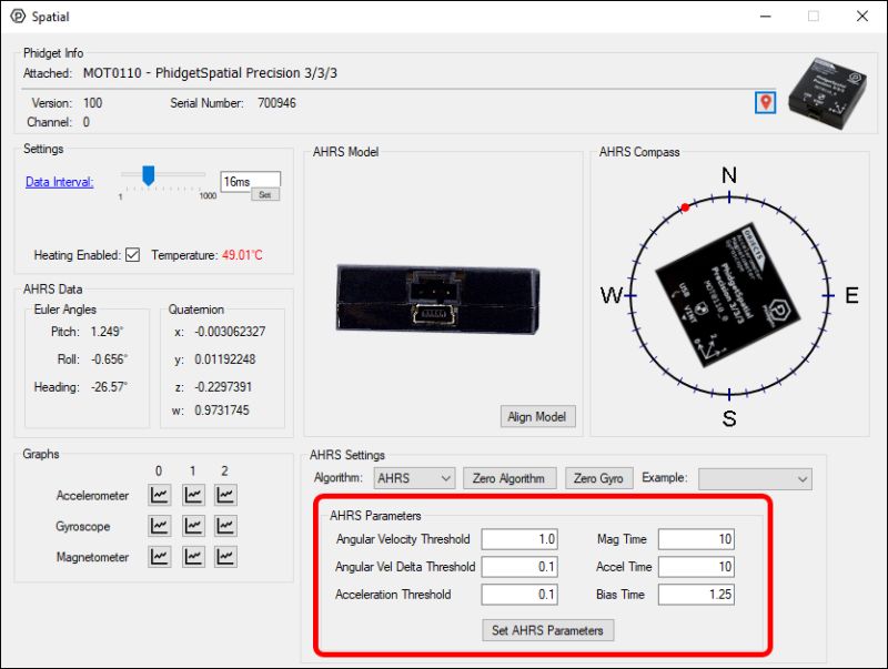 Spatial Guide - Phidgets Support