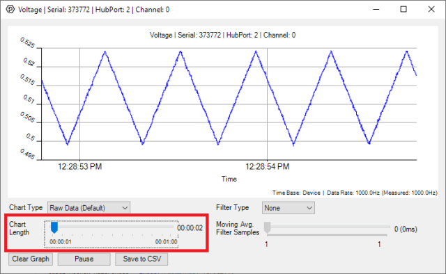 Control Panel Graphing - Phidgets Support