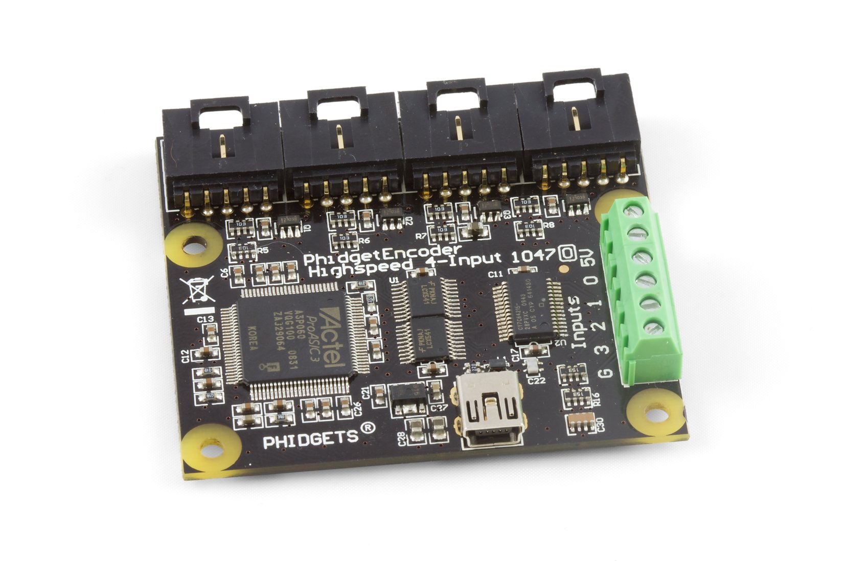 PhidgetEncoder HighSpeed 4-Input - 1047_0 - Phidgets
