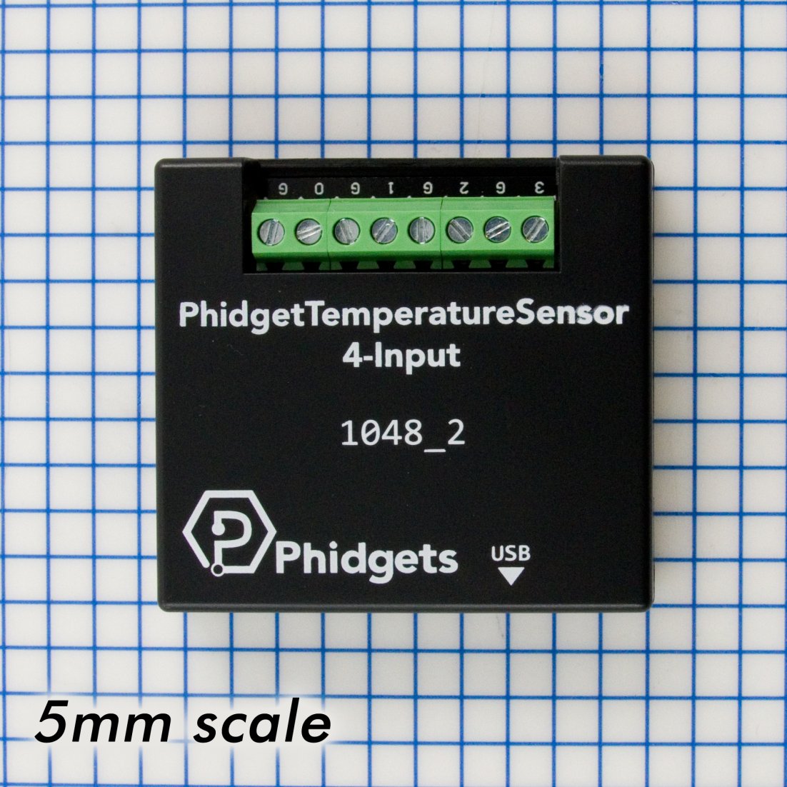 PhidgetTemperatureSensor 4-Input - 1048_2 - Phidgets