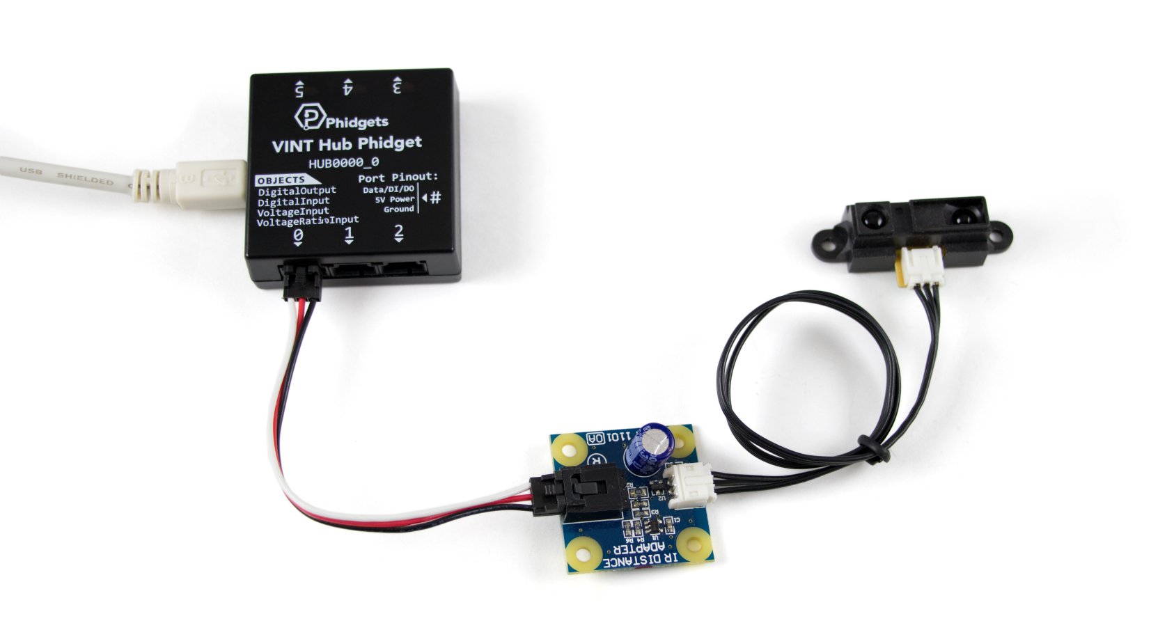 IR Distance Adapter - 1101_0B - Phidgets