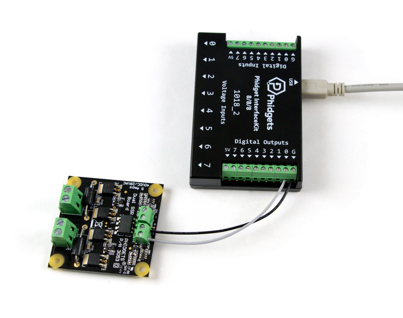 Dual SSR Relay Board - 3053_0 - Phidgets