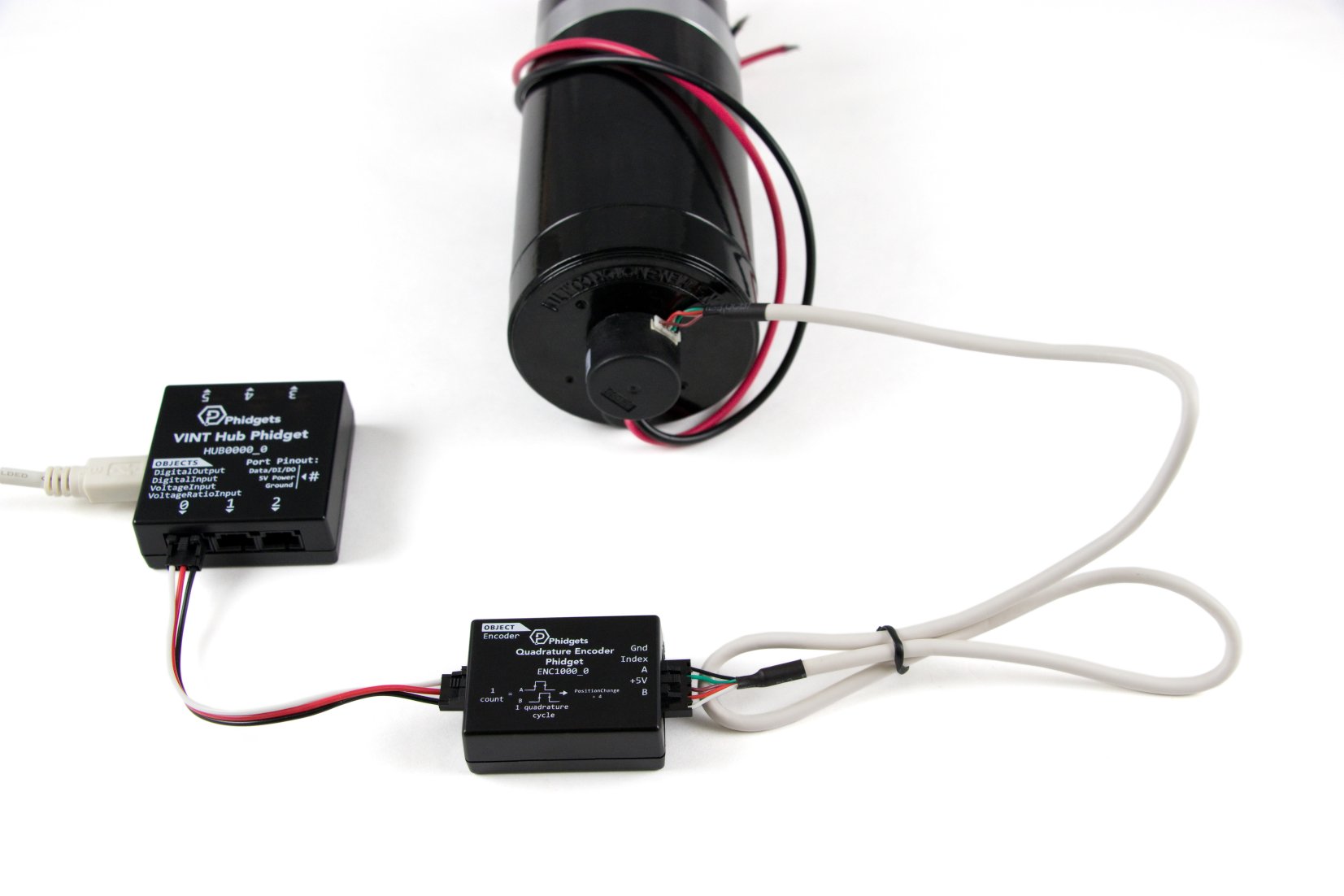 Rotary Encoder - For 4mm Motor Shaft 300 CPR - 3531_0 - Phidgets