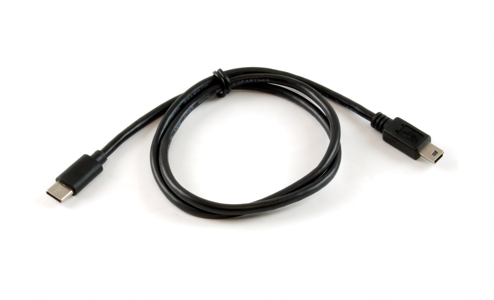 USB-C to Mini-B Cable 60cm 28AWG - CBL4020_0 - Phidgets