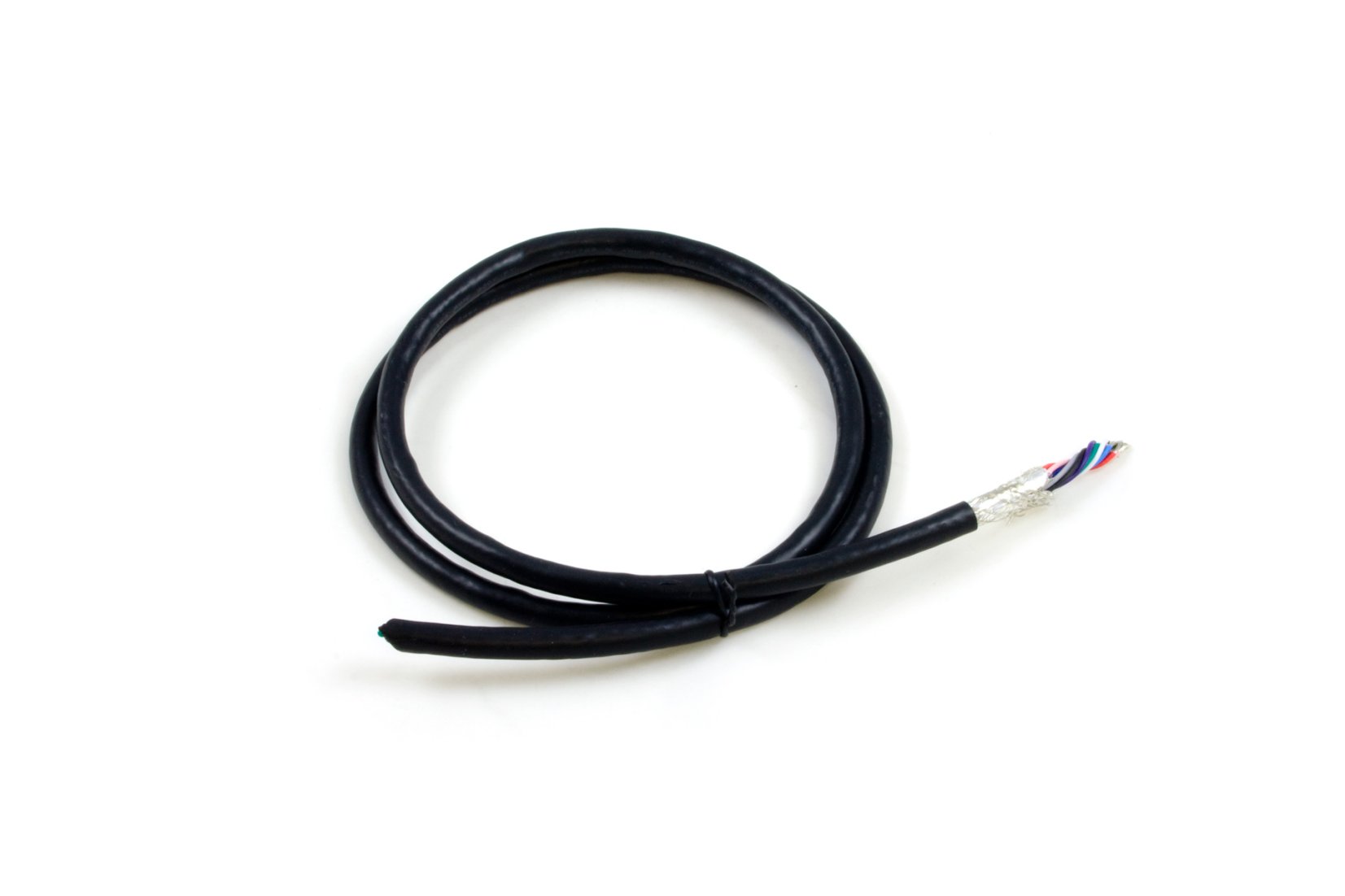 12 Conductor 22AWG Wire Black (Shielded) - CBL4305_0 - Phidgets