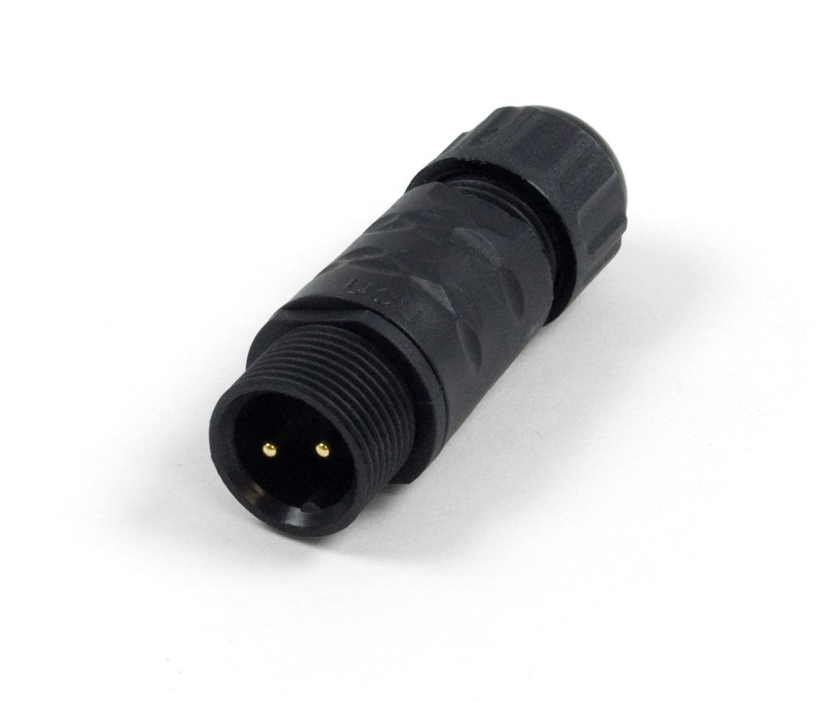 2-Pin Circular Cable Connector (Male) - CBL4411_0 - Phidgets