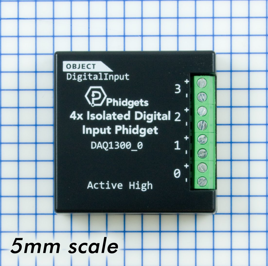 4x Isolated Digital Input Phidget - DAQ1300_0 - Phidgets