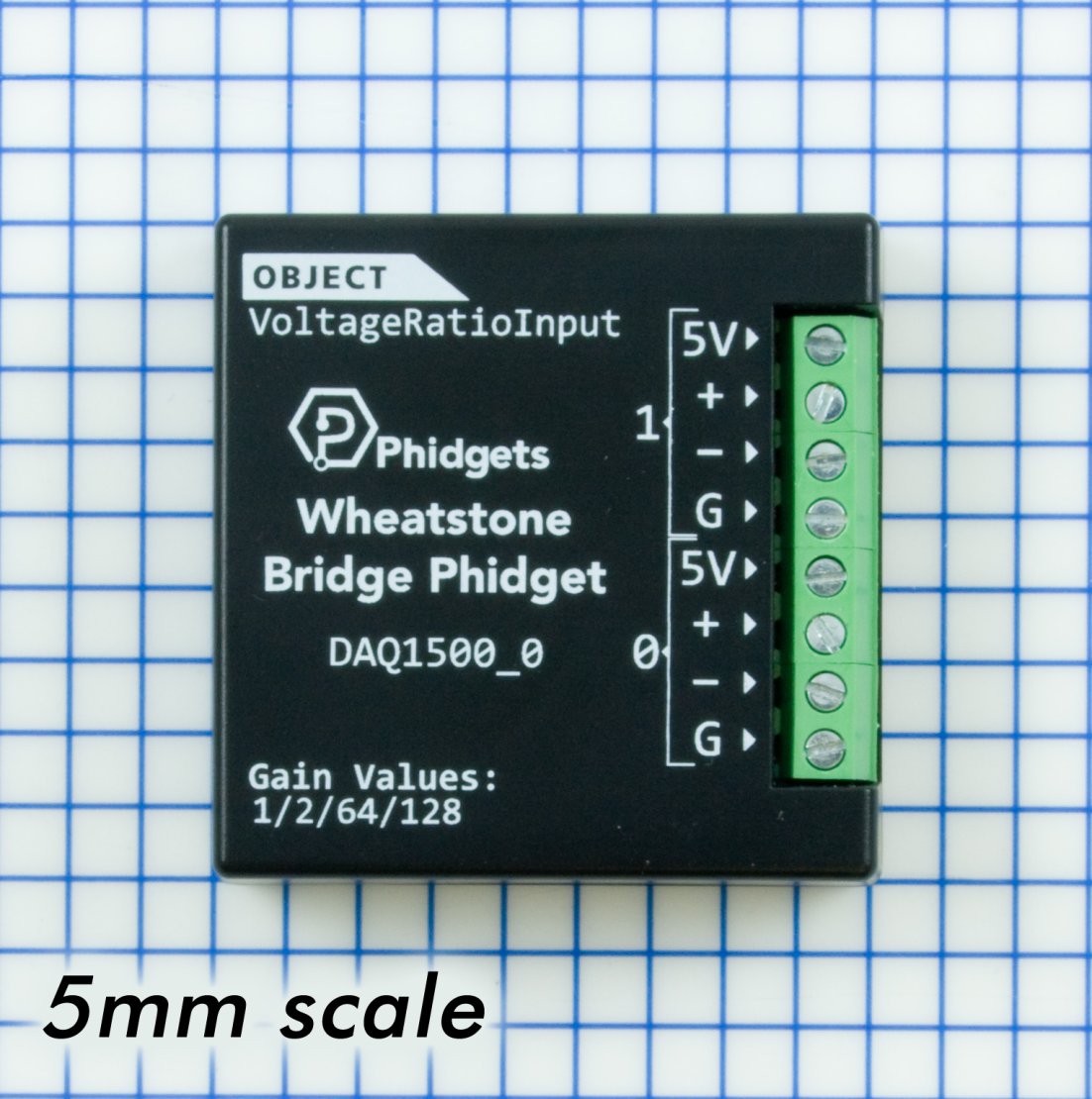 Wheatstone Bridge Phidget - DAQ1500_0 - Phidgets