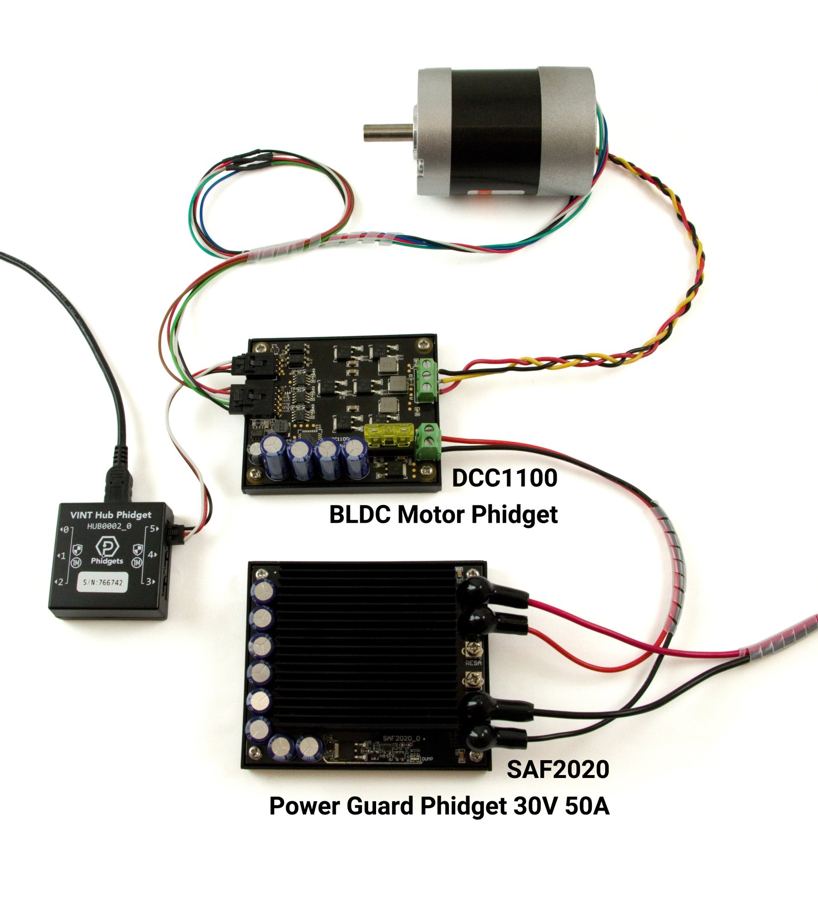Brushless DC Motor Phidget - DCC1100_0 - Phidgets