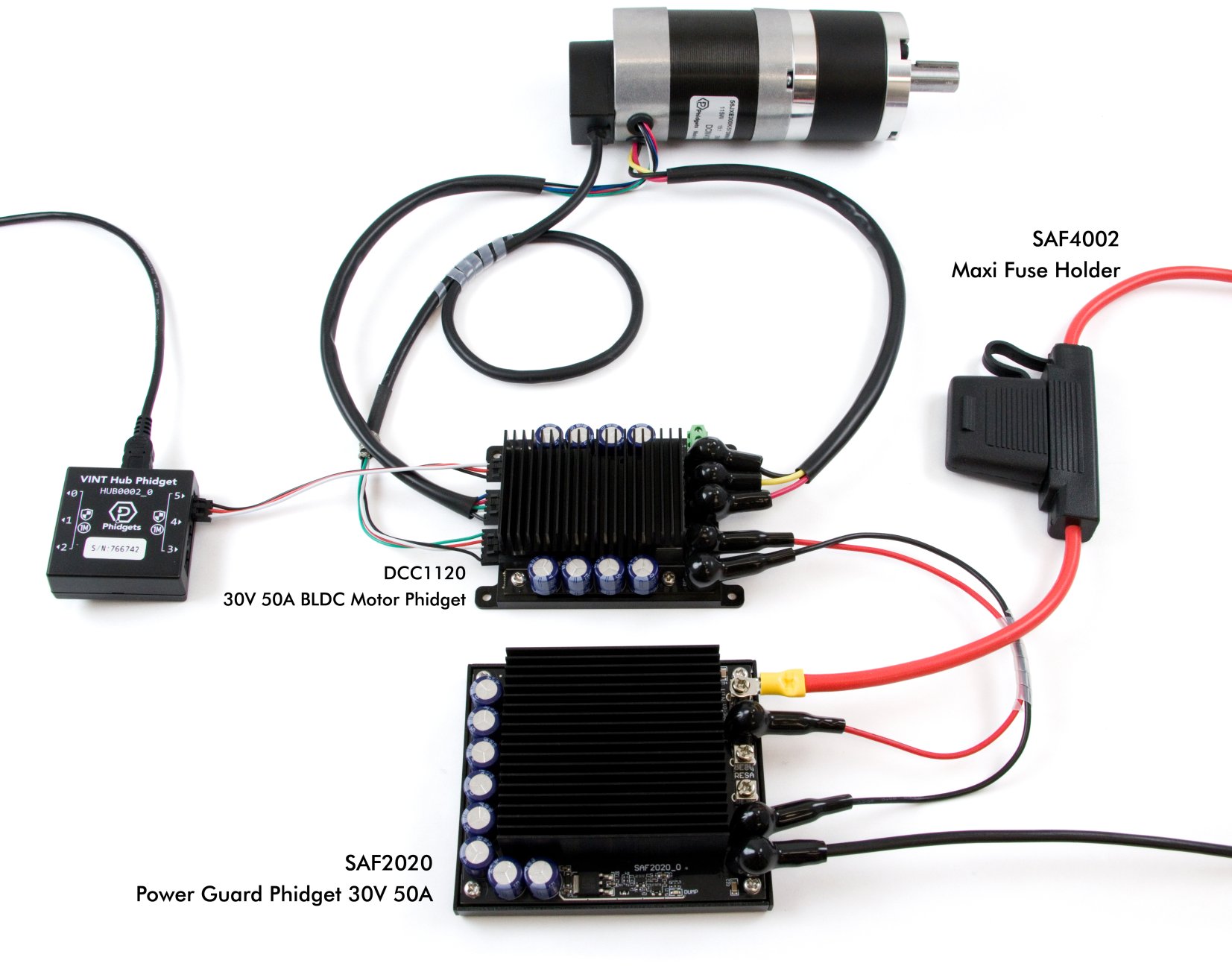30V 50A Brushless DC Motor Phidget - DCC1120_0 - Phidgets