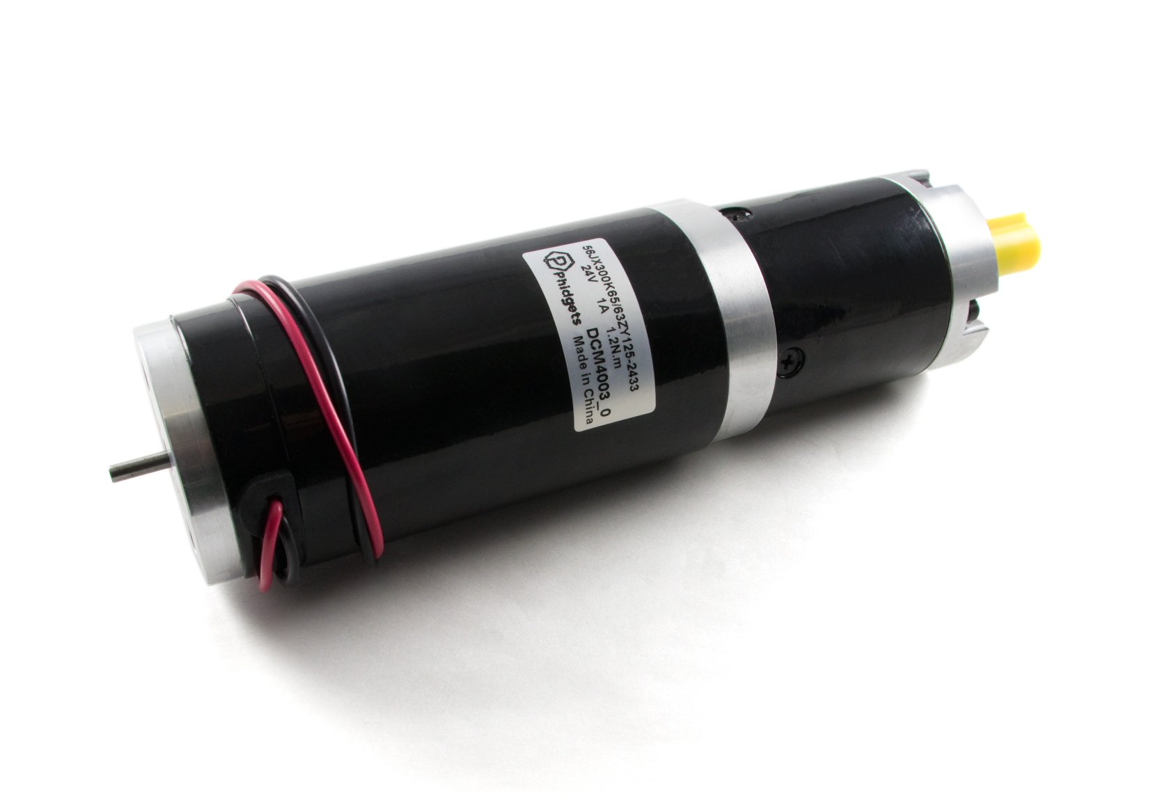 24V/153Kg-cm/50RPM/65:1 DC Gear Motor - DCM4003_0 - Phidgets