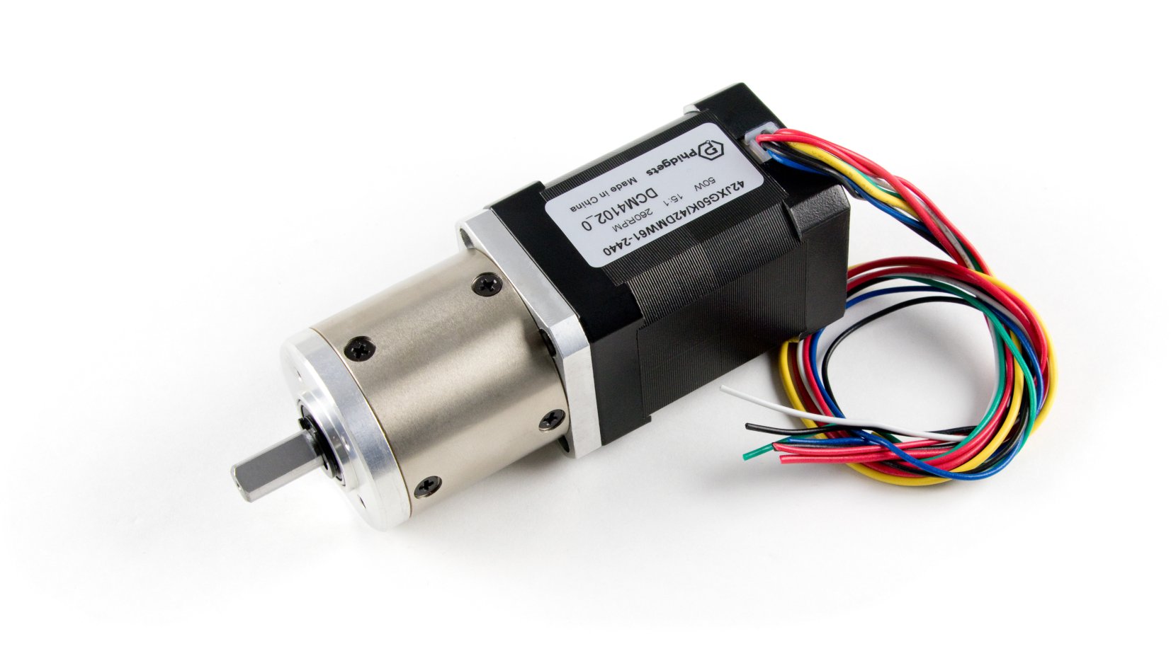 NEMA17 - Brushless DC Motor - 15:1 Gearbox - DCM4102_0 - Phidgets