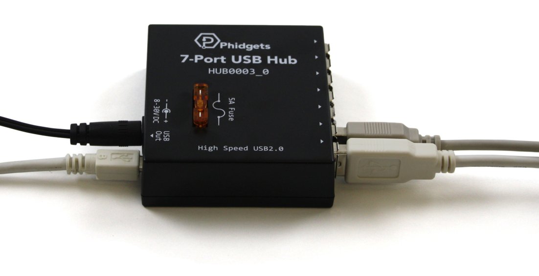 7-Port USB Hub - HUB0003_0 - Phidgets