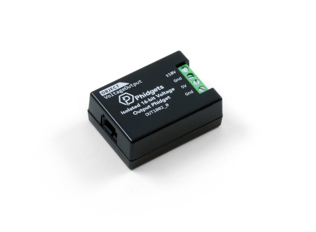 Isolated 16-bit Voltage Output Phidget - OUT1002_0 - Phidgets