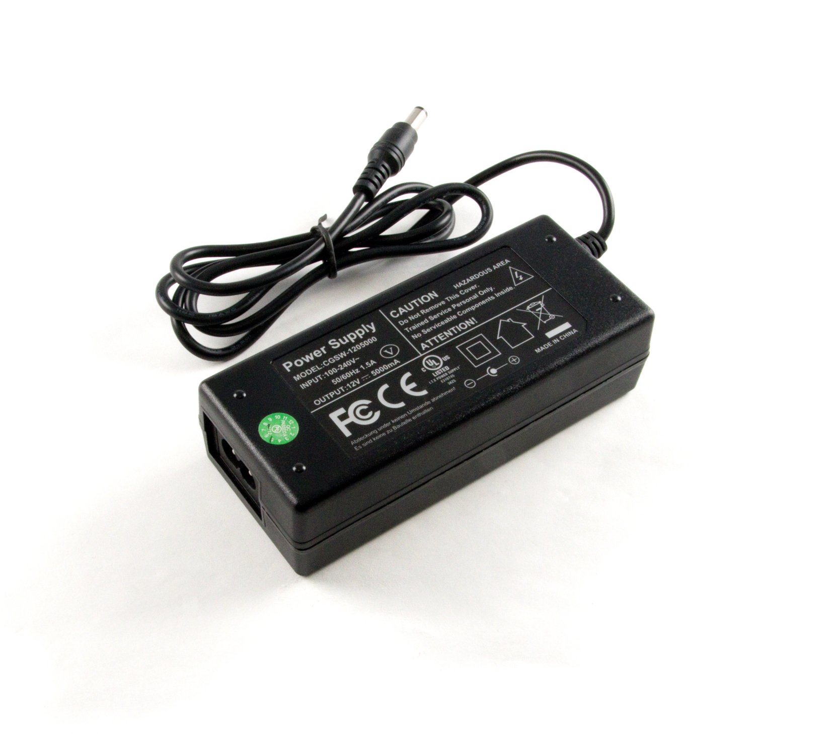 Power Supply 12VDC 5A - PSU4018_0 - Phidgets