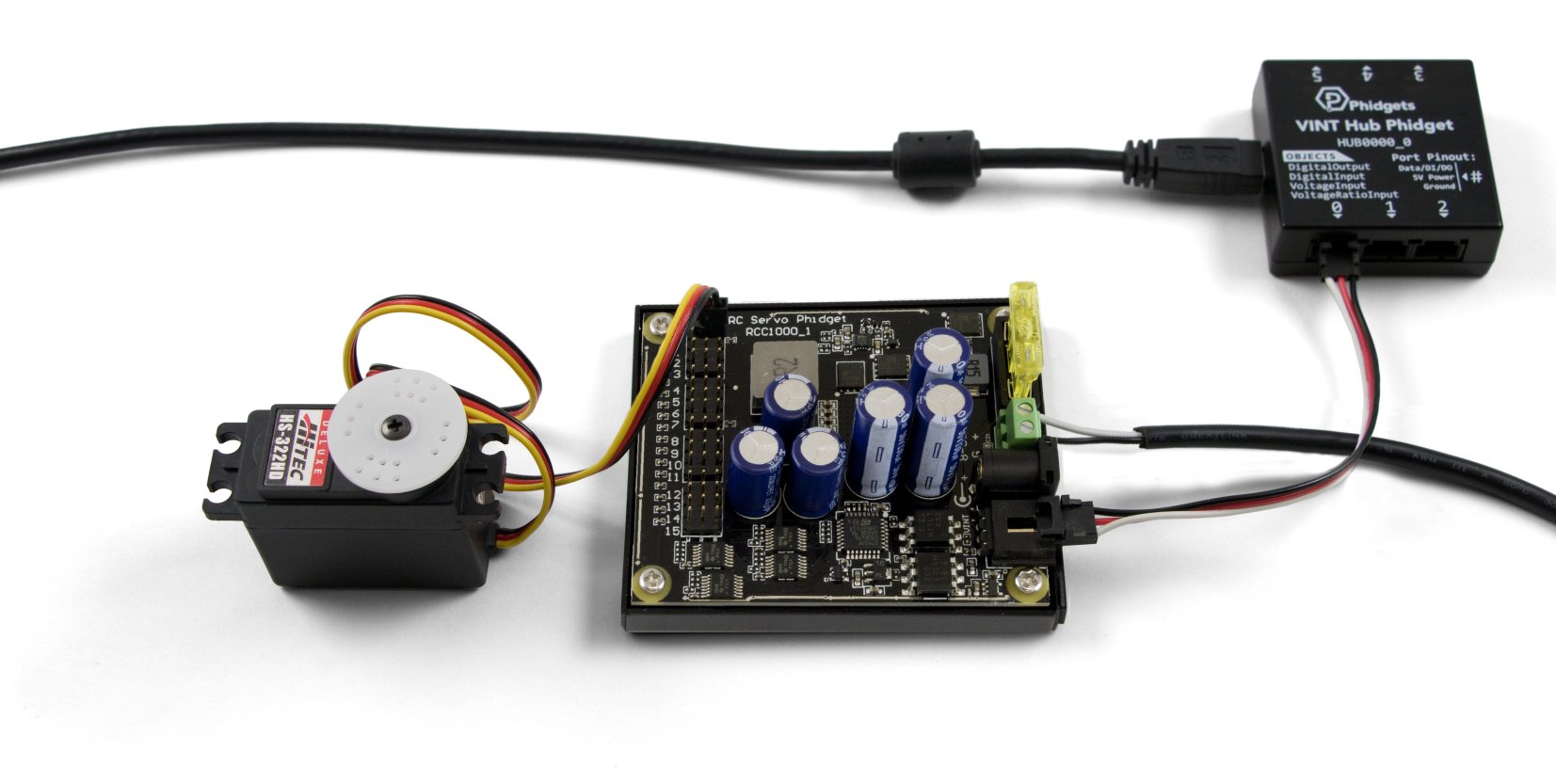 16x RC Servo Phidget - RCC1000_1 - Phidgets