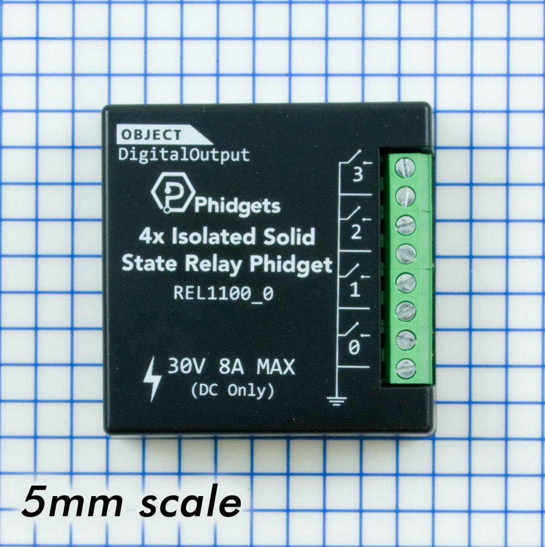 4x Isolated Solid State Relay Phidget - REL1100_0 - Phidgets