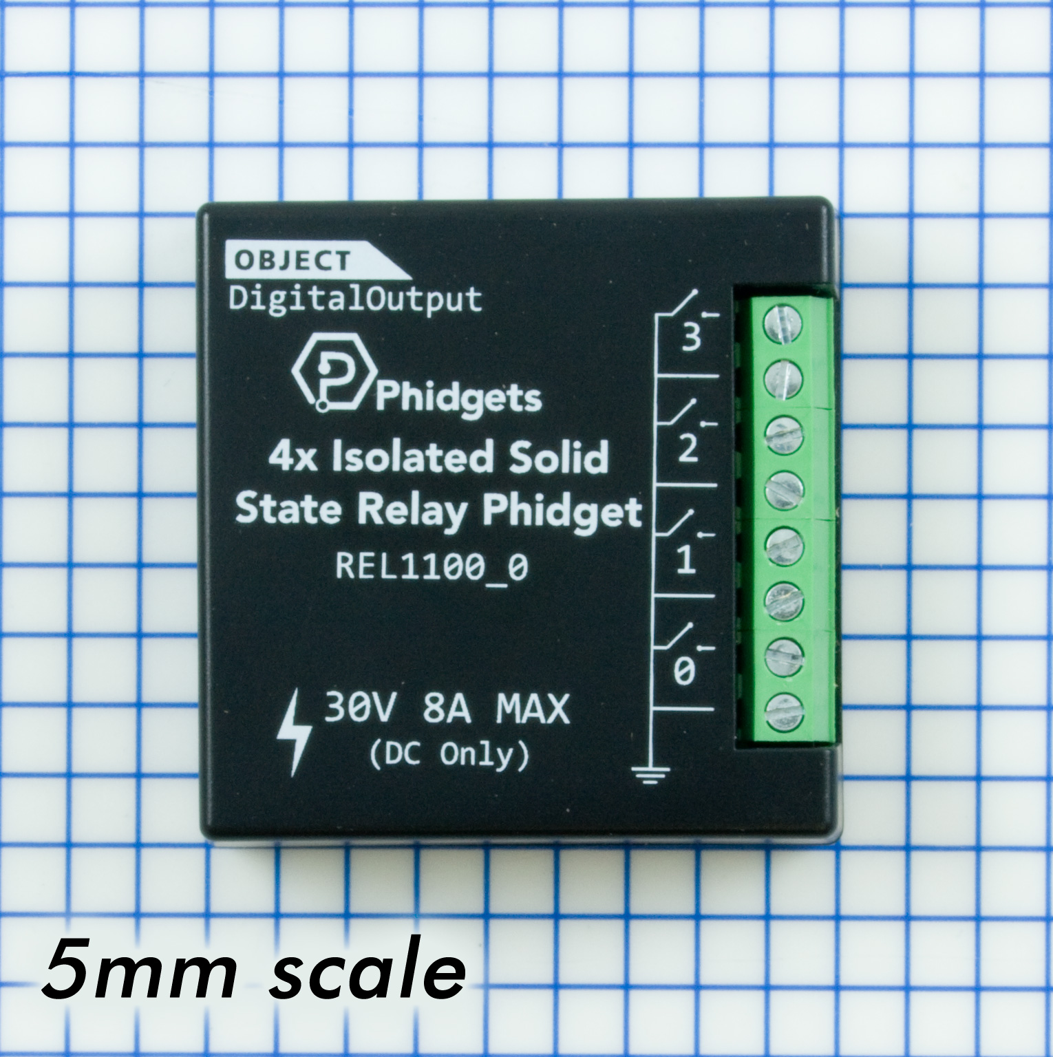 4x Isolated Solid State Relay Phidget - REL1100_0 - Phidgets