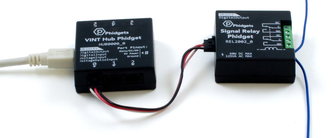 Signal Relay Phidget - REL2002_0 - Phidgets