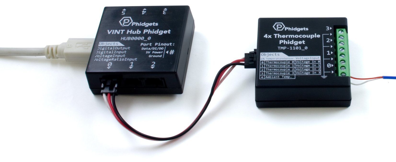 4x Thermocouple Phidget - TMP1101_0 - Phidgets